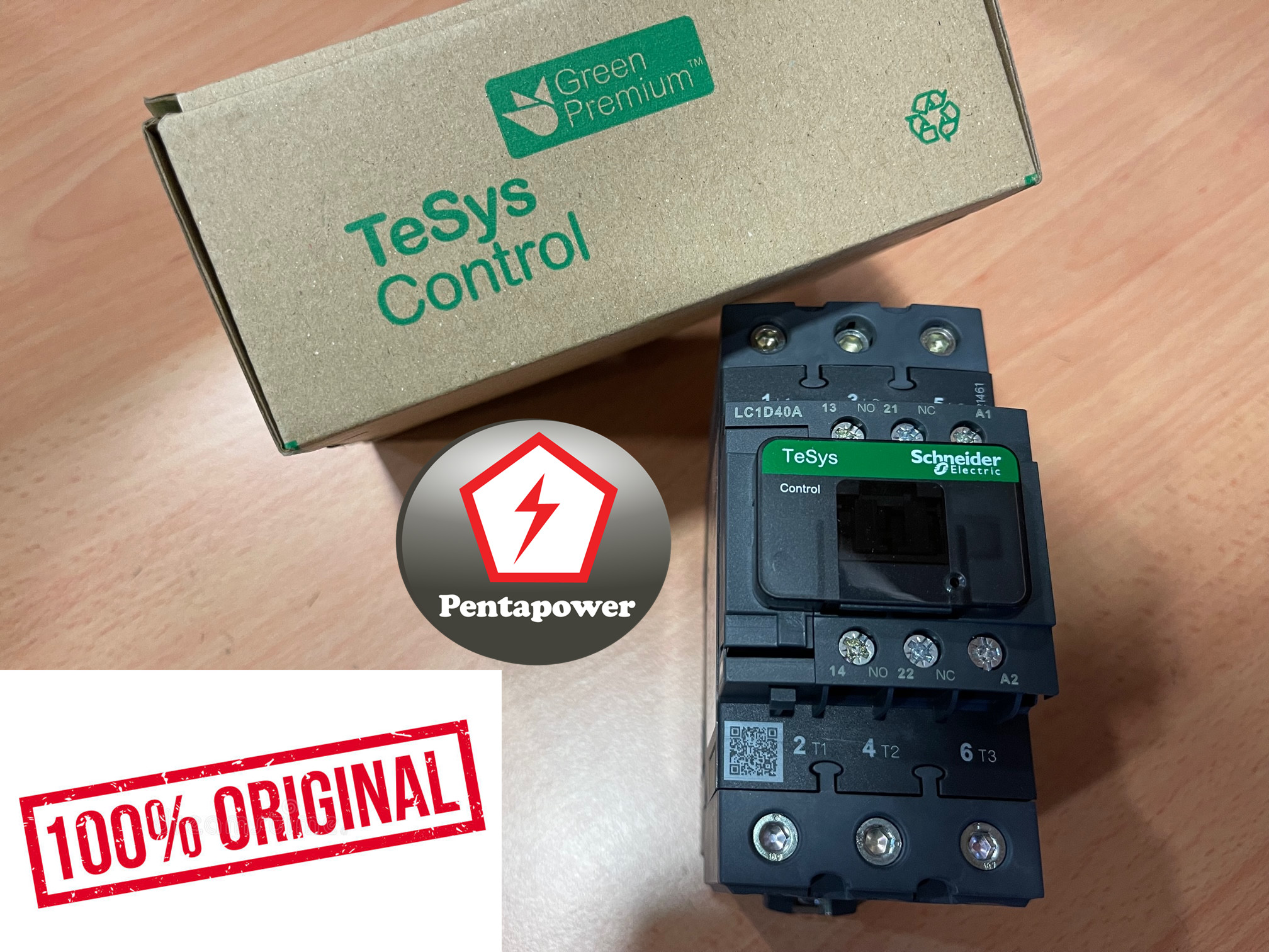 SCHNEIDER LC1D40A CONTACTOR 40AMP 3POLE (AC) LC1D40AE7 LC1D40AF7 ...
