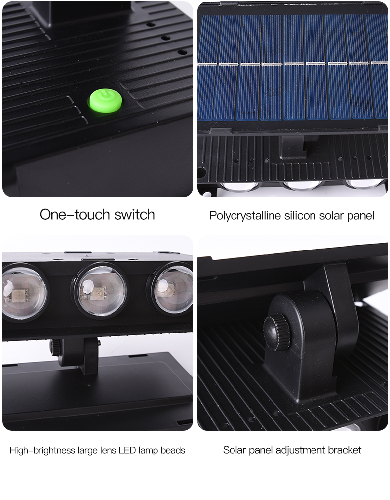 LED Solar Wall Light Outdoor Light AUTO Sensor Light IP65 Waterproof ...