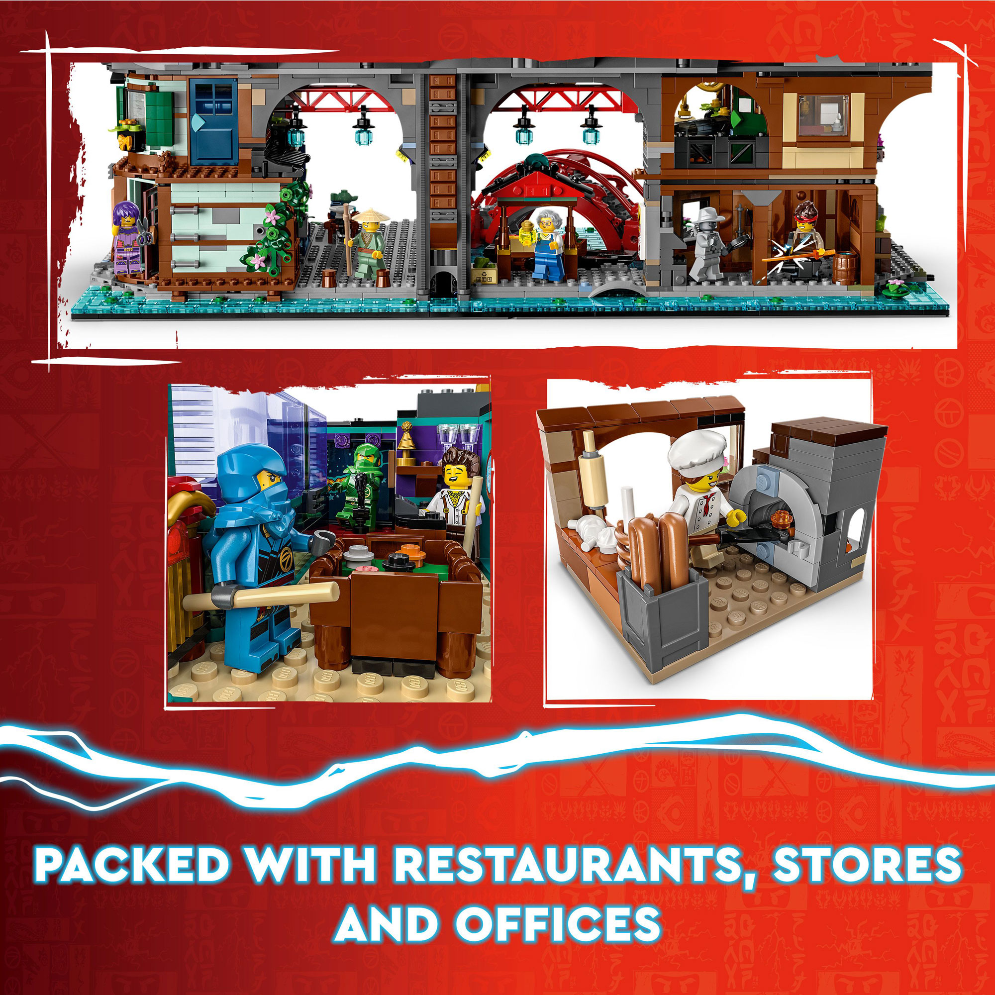 [BricksInBoots] LEGO NINJAGO City Markets (71799)(6163 Pieces) | Shopee ...