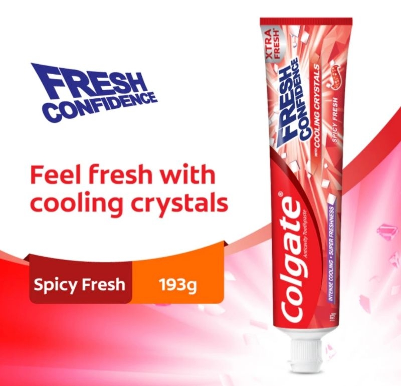 Colgate Fresh Confidence Super Freshness Toothpaste 193g Ubat Gigi ...
