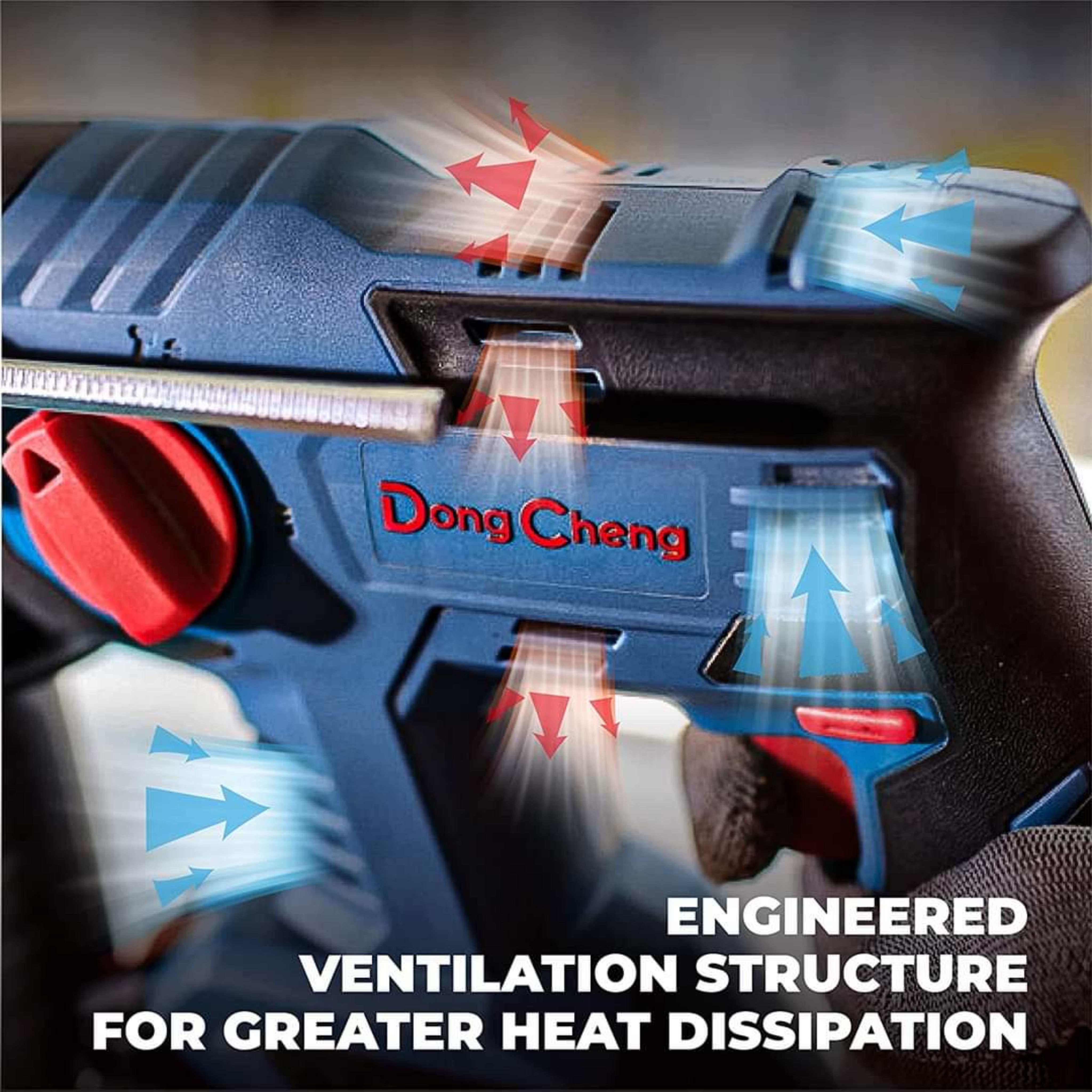 Dongcheng 20V Rotary Hammer Cordless Brushless DCZC22 Imapct Energy 2 ...