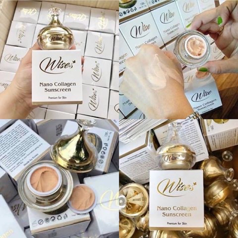 Wise Nano Collagen Sunscreen #SPF 50 PA +++ | Shopee Malaysia