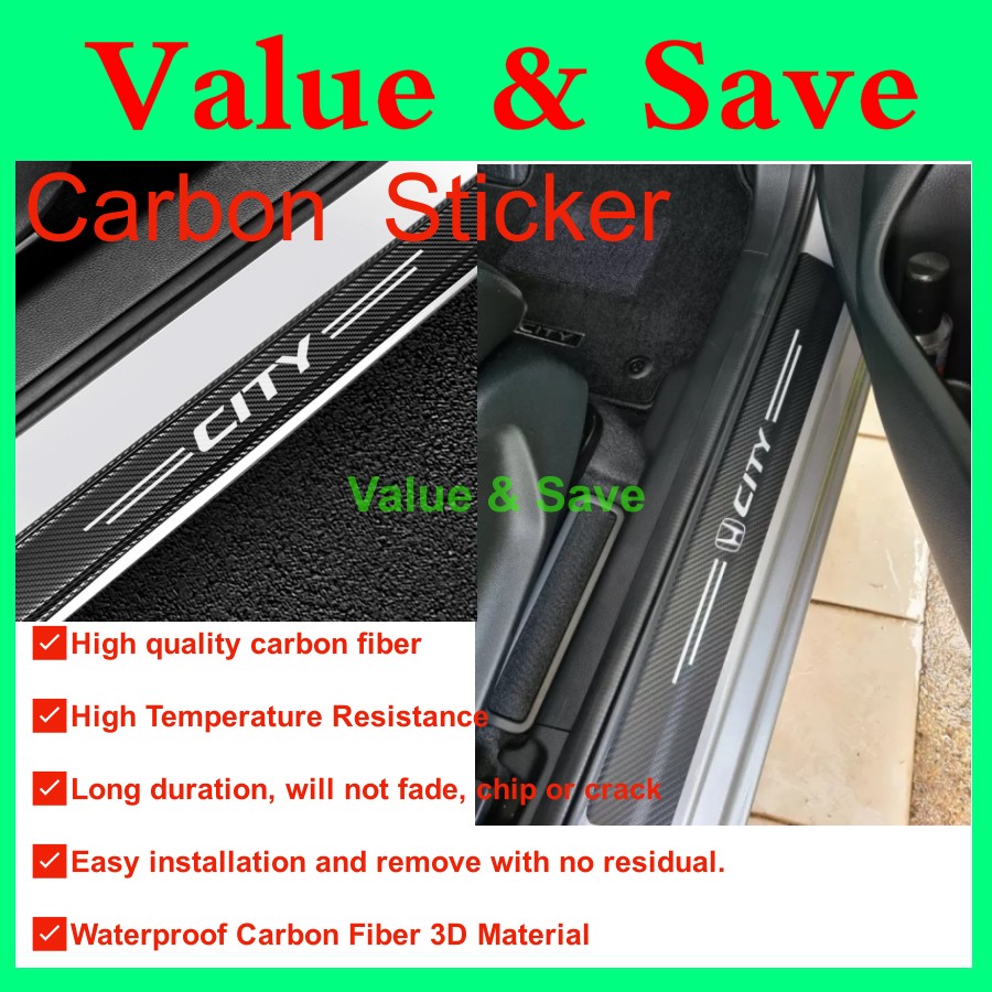Honda HRV New 2020 - 2026 City Jazz Brv Civic Car Door Sill Strip Anti ...