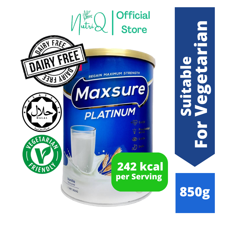 Maxsure Platinum or DM For Diabetes Milk Vanilla 850g Ensure Good ...