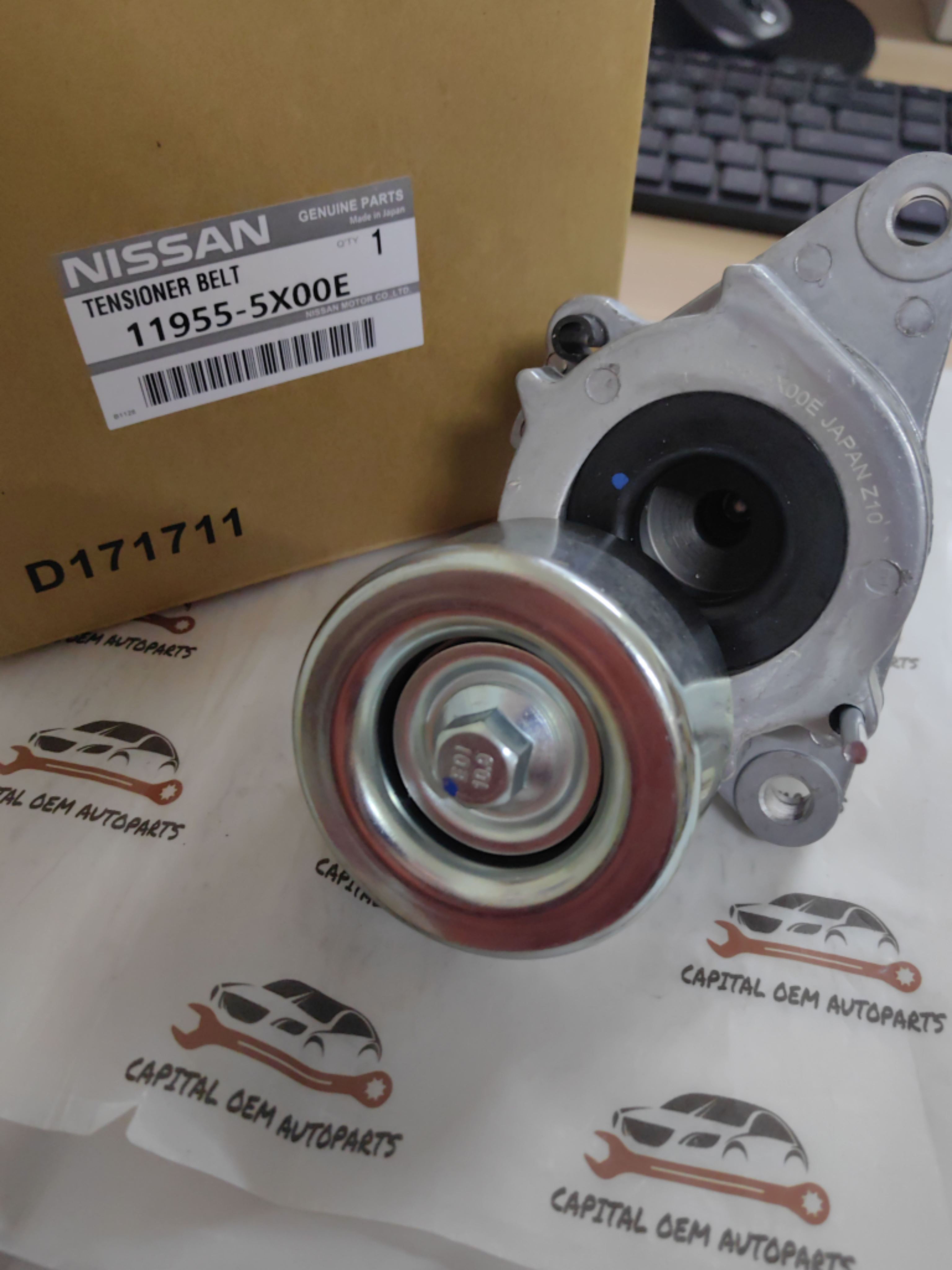 Nissan Navara D40 D23 NP300 NV350 Urvan E26 FAN BELT TENSIONER MADE IN ...