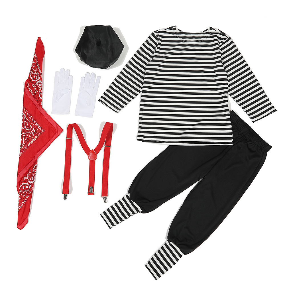 Child Mime Costume Circus Performance Dress up Costume for Kids ...