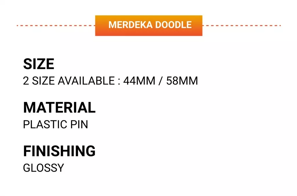 2024 UPDATED Button Badges Doodle Merdeka Malaysia Madani Jalur ...