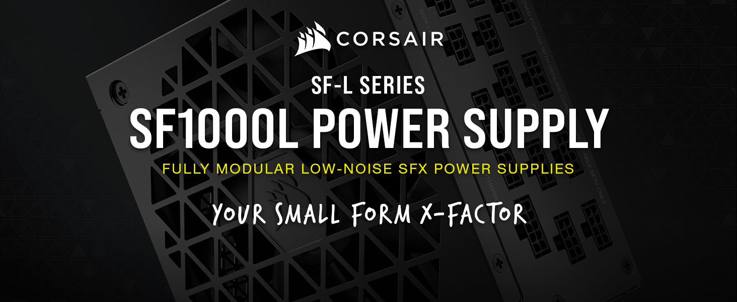 Corsair SF-L Series Fully Modular Low-Noise ATX 3.0 SFX Power Supply ...