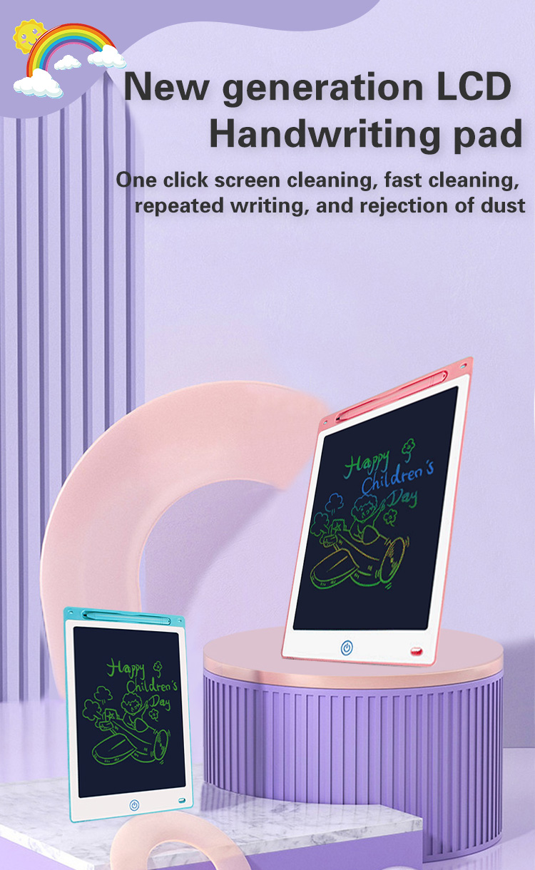 Qbrand 16 Inch LCD Writing Tablet Pad Multi Color Drawing Tablet ...