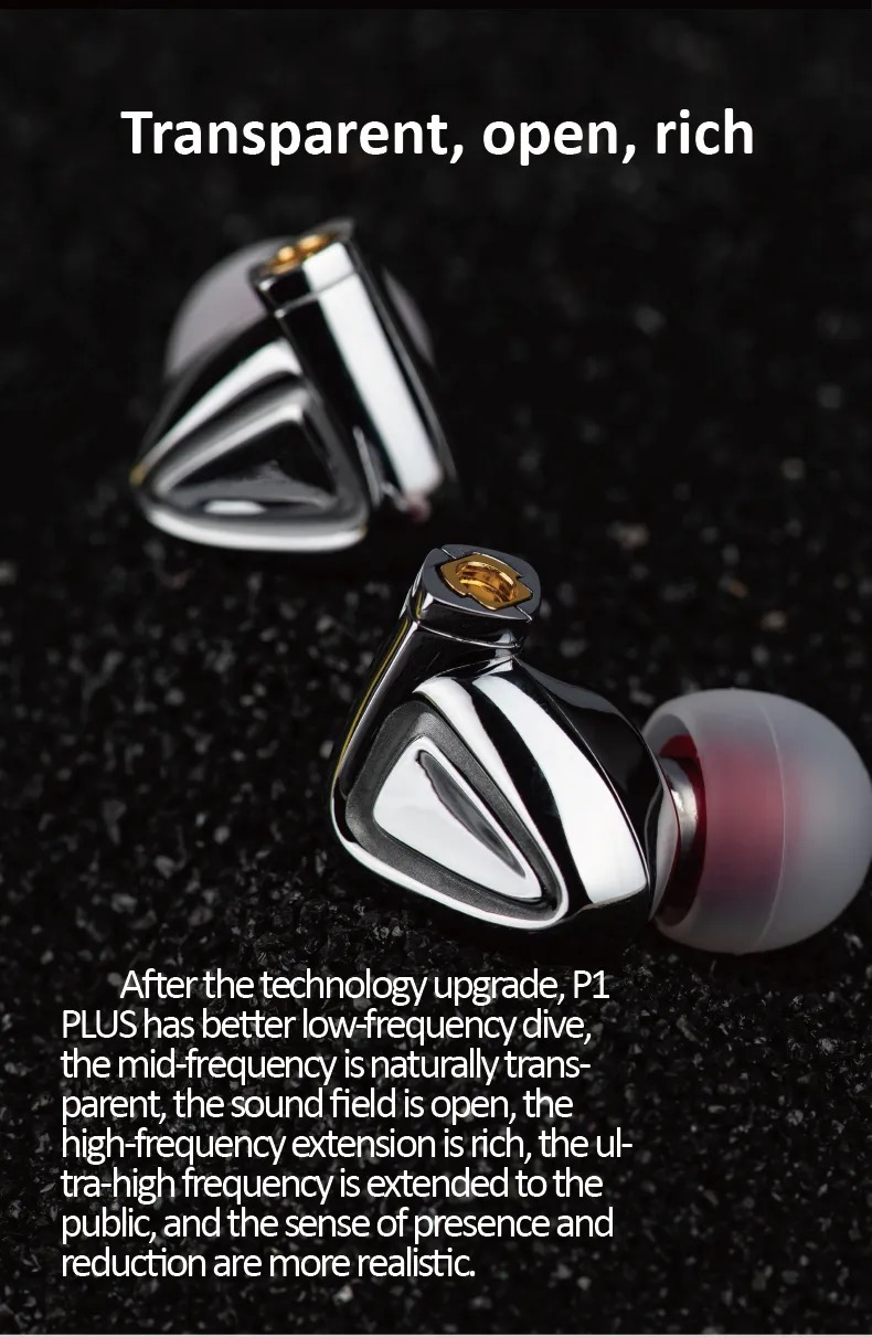 TIN HiFi Tin Audio P1 Plus IEM Planar Magnetic In Ear Earphone TINHiFi ...