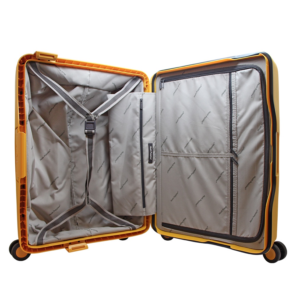 Hush Puppies 3-Point Latch TSA Lock Polypropylene PP Frame Hard Case ...