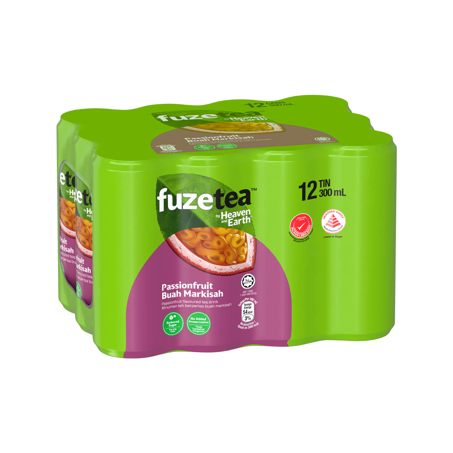 FUZE TEA 300ml x 12 (cans) - Ice Lemon Tea / Jasmine Green Tea | Shopee ...