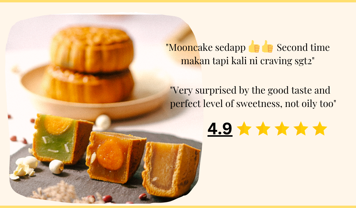 HH FOODIE Handmade Mooncake Kuih Bulan 170g Mid Autumn Gift Lotus ...