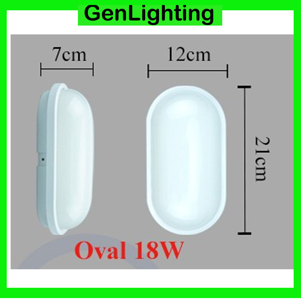 GenLighting / Waterproof Outdoor Lighting LED Porch Wall Light Bulkhead ...