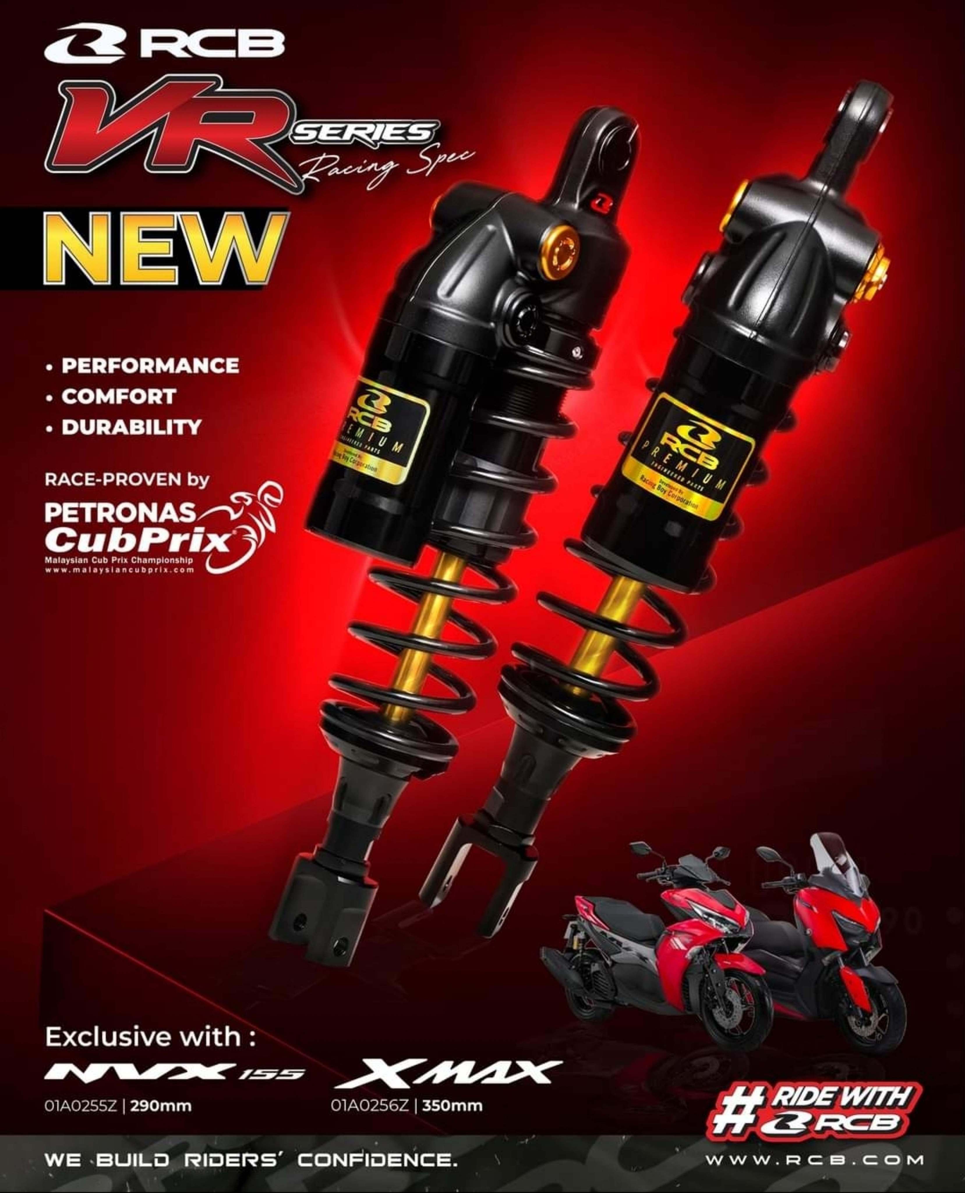 Racing Boy VR Series Yamaha Nmax NVX Xmax Racing Spec Adsorber ...
