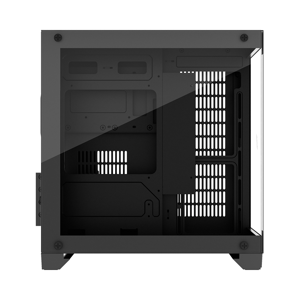 1st Player MV5-TP Micro-ATX MATX Tempered Glass Transparent Gaming ...