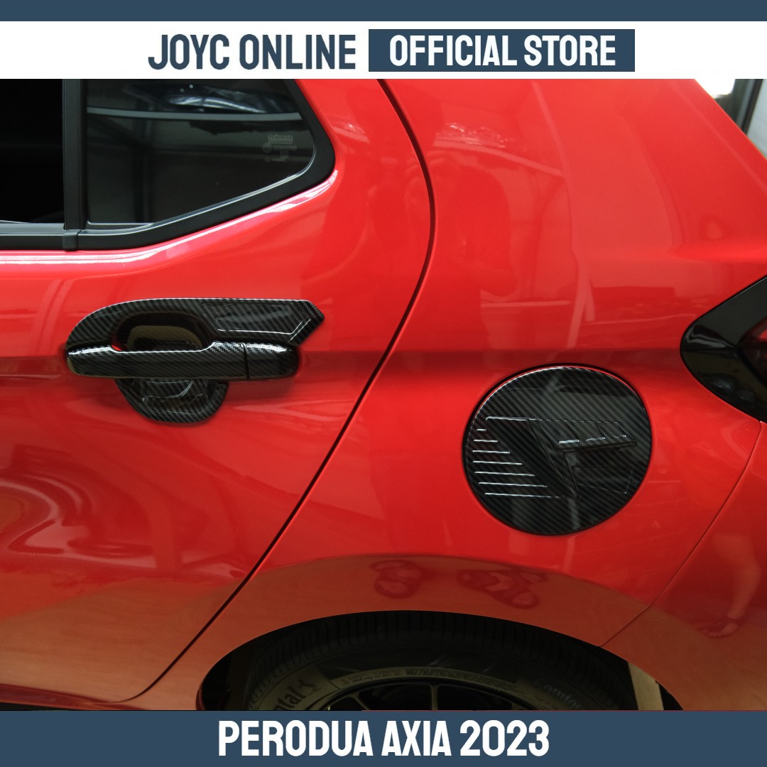 Carbon Fiber Perodua Axia 2023 Exterior Handle Bowl Bumper trim Pillar ...