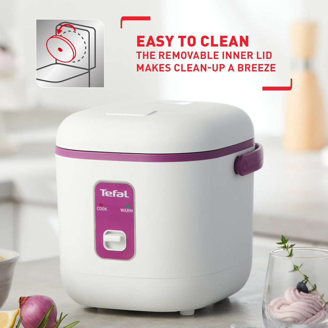 Tefal Mini Mechanical Rice Cooker 0.4L (RK1721) | Shopee Malaysia