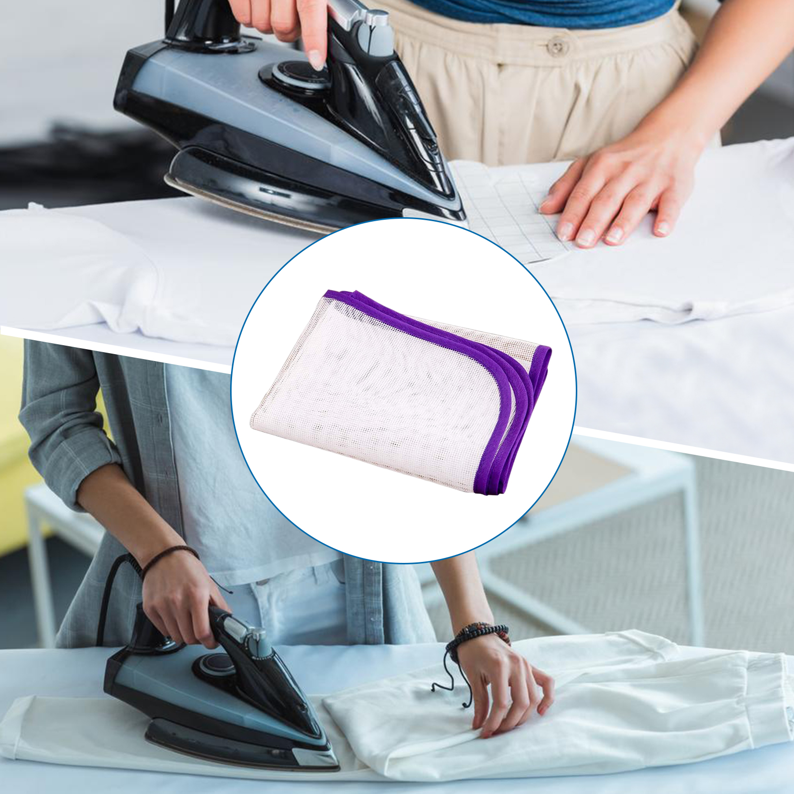 Heat Resistant Cloth Mesh Ironing Board Mat Cloth Cover Protect Ironing ...
