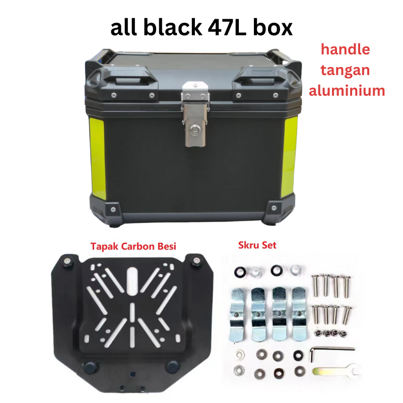 Top Box 45Liter,Universal Box Aluminium box design and stlye, ABS Box ...