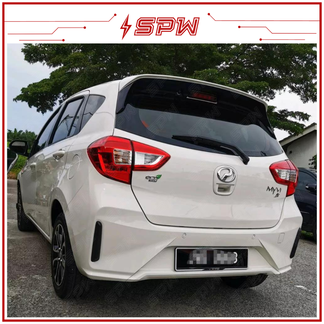 Perodua Myvi G3 (2018-2024) Gear Up Spoiler GU Rear Spoiler MG3 ABS ...