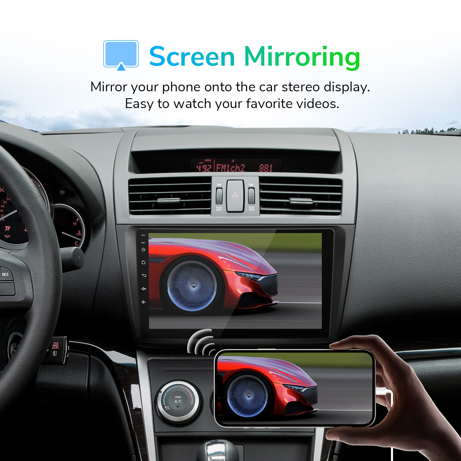 Eonon Mazda 3 Android 13 Android Player 6+64G Apple CarPlay Android ...