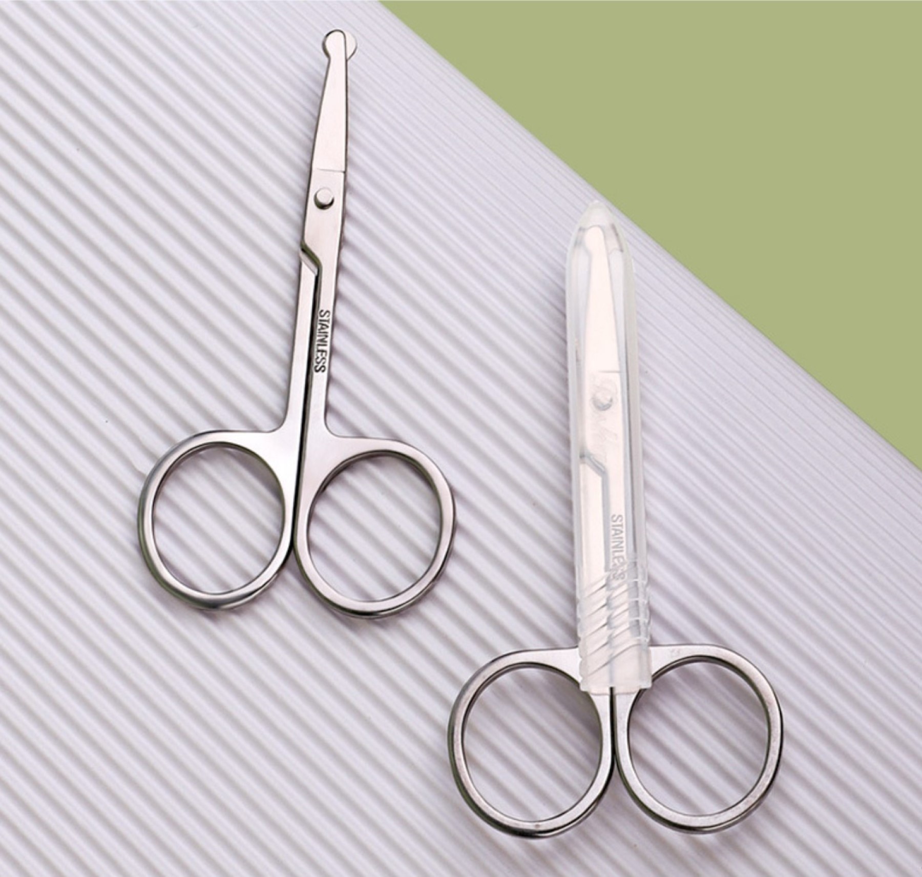 [READY STOCK] RAFA Nose Hair Scissors (Round / Point) Tip / Eyebrow ...