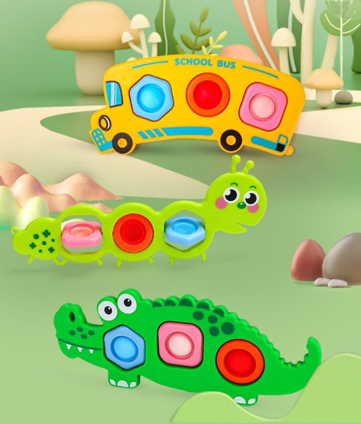 Finger Toy Pop It Toy Fidget Spinner Toy for kids Hand Eye Coordination ...