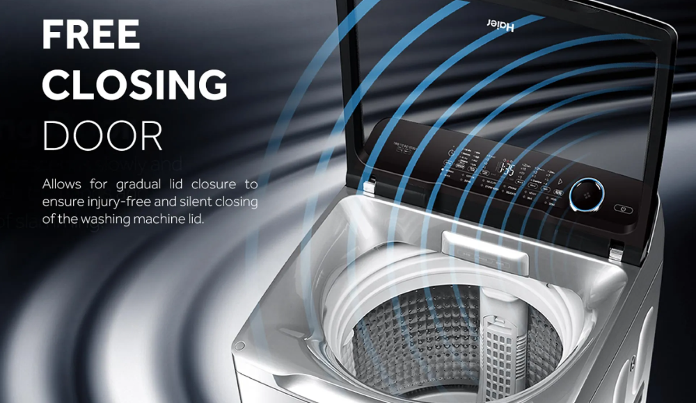 HAIER 14kg Top Load Washing Machine | Fully Auto | Rear Control ...
