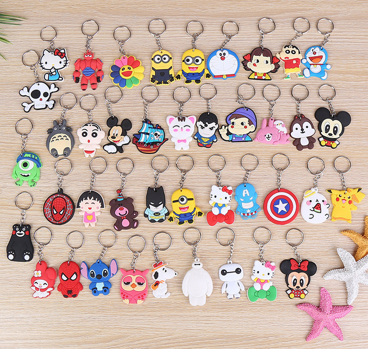 ASOTV® BIG Key Chain Cartoon Key Rings Party Key Chain Free Gift 4058 ...