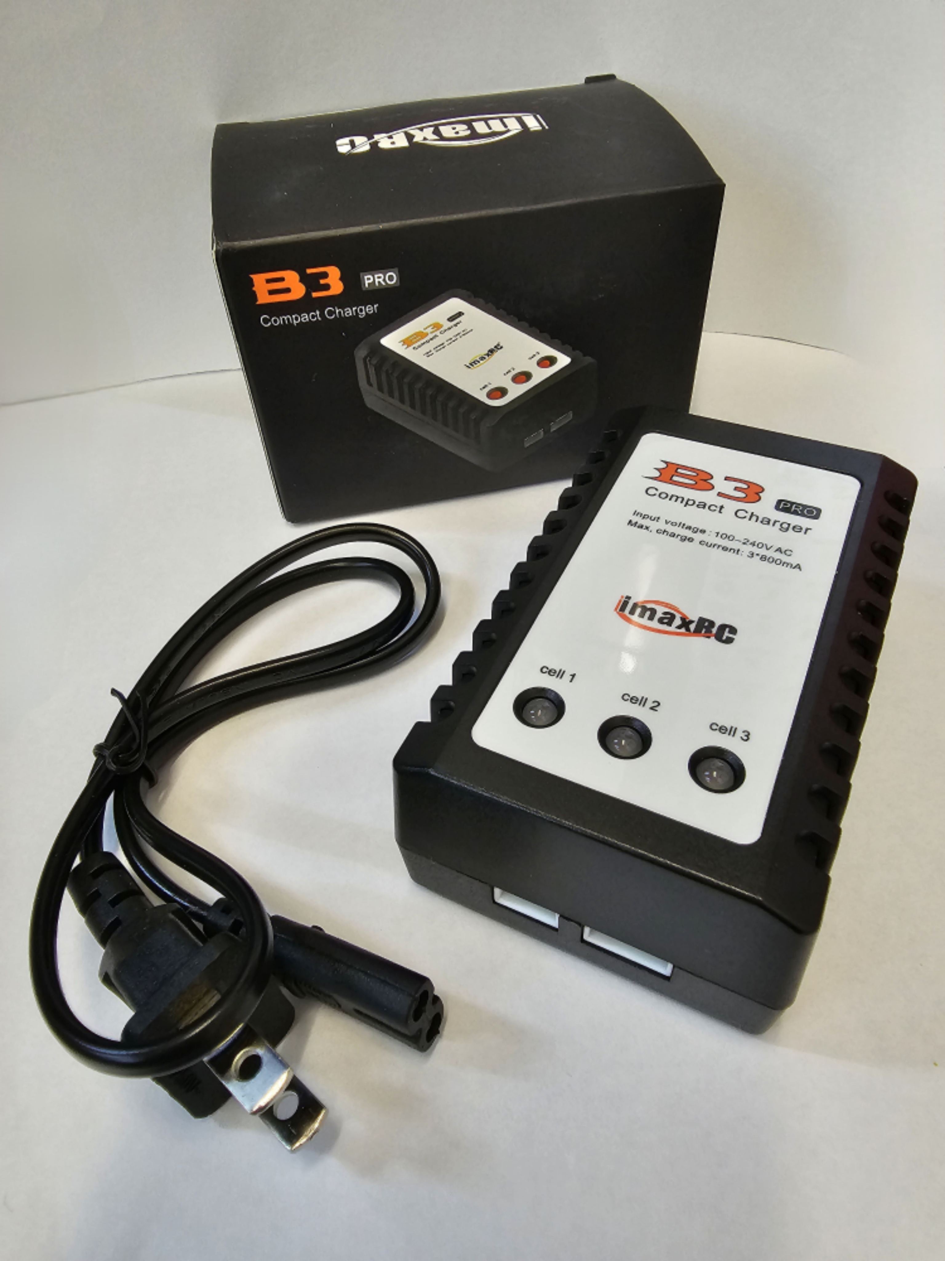 B3 Balance Charger ImaxRC Pro Compact Charger 10w/20w for 2s or 3s 7.4v ...