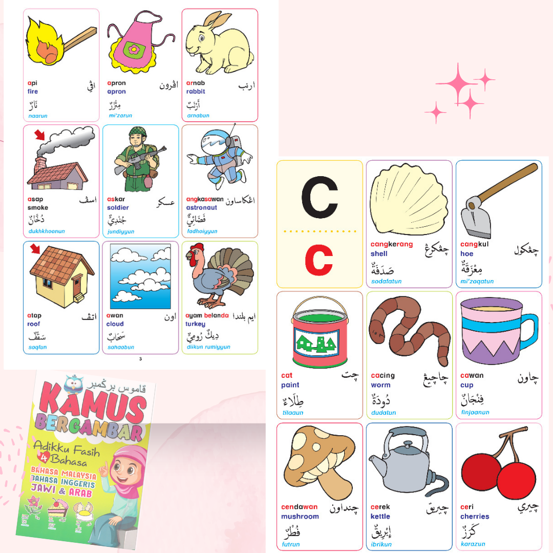 Kamus Lengkap Bergambar Pintar Gambar Bewarna Kamus Prasekolah ...