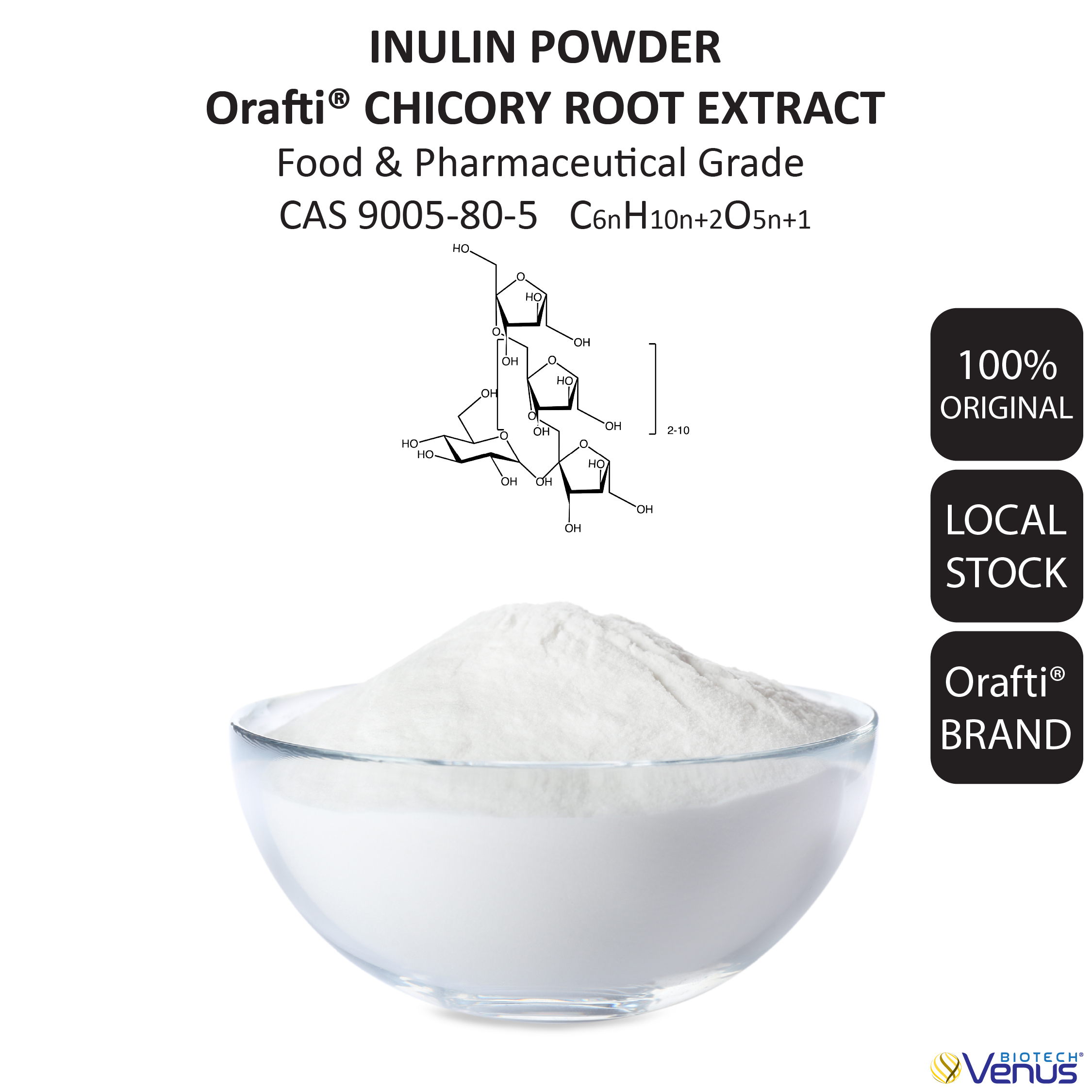 Inulin Powder - Orafti® Beneo (Germany) Prebiotic, Dietary Fiber ...