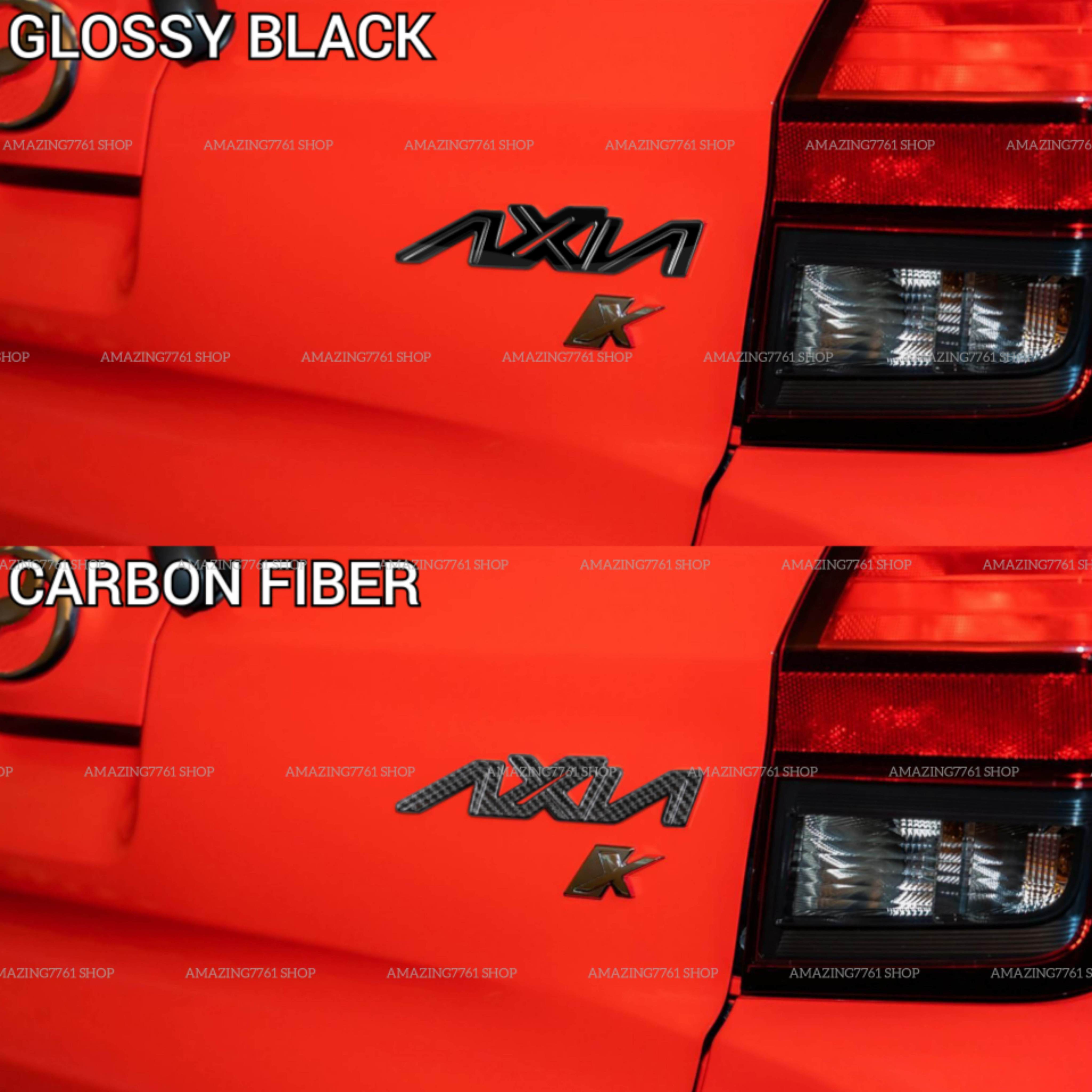 AMAZING PERODUA NEW AXIA 2023-2024 CAR AXIA LOGO EMBLEM FRAME COVER ...