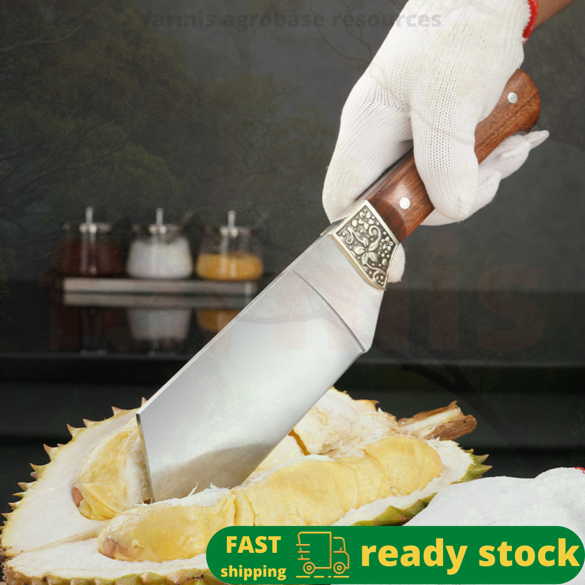 Durian Knife 榴莲刀 Pisau Durian | Shopee Malaysia
