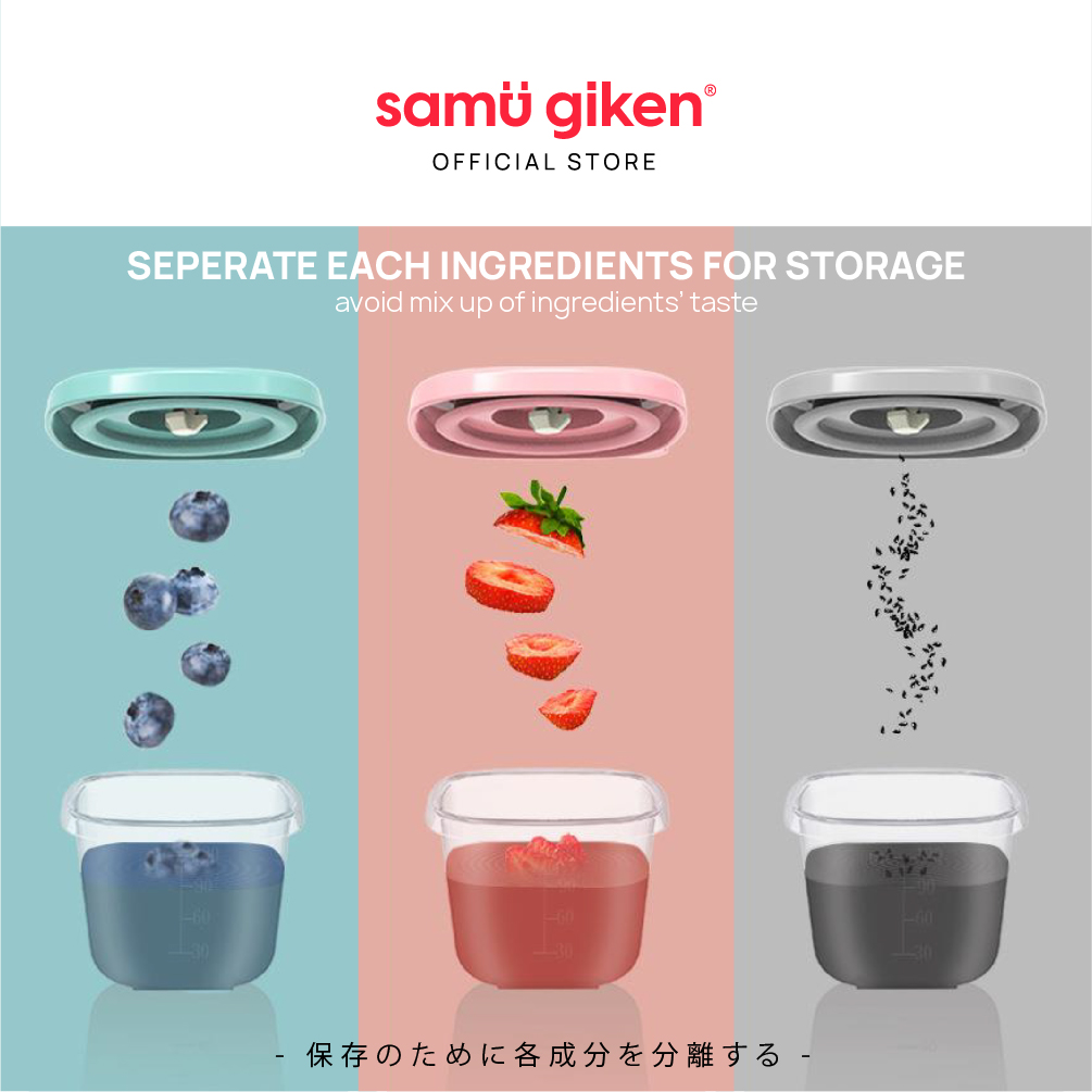 Samu Giken Penyimpan Makanan Bayi Kedap Udara | Baby Food Container Air ...