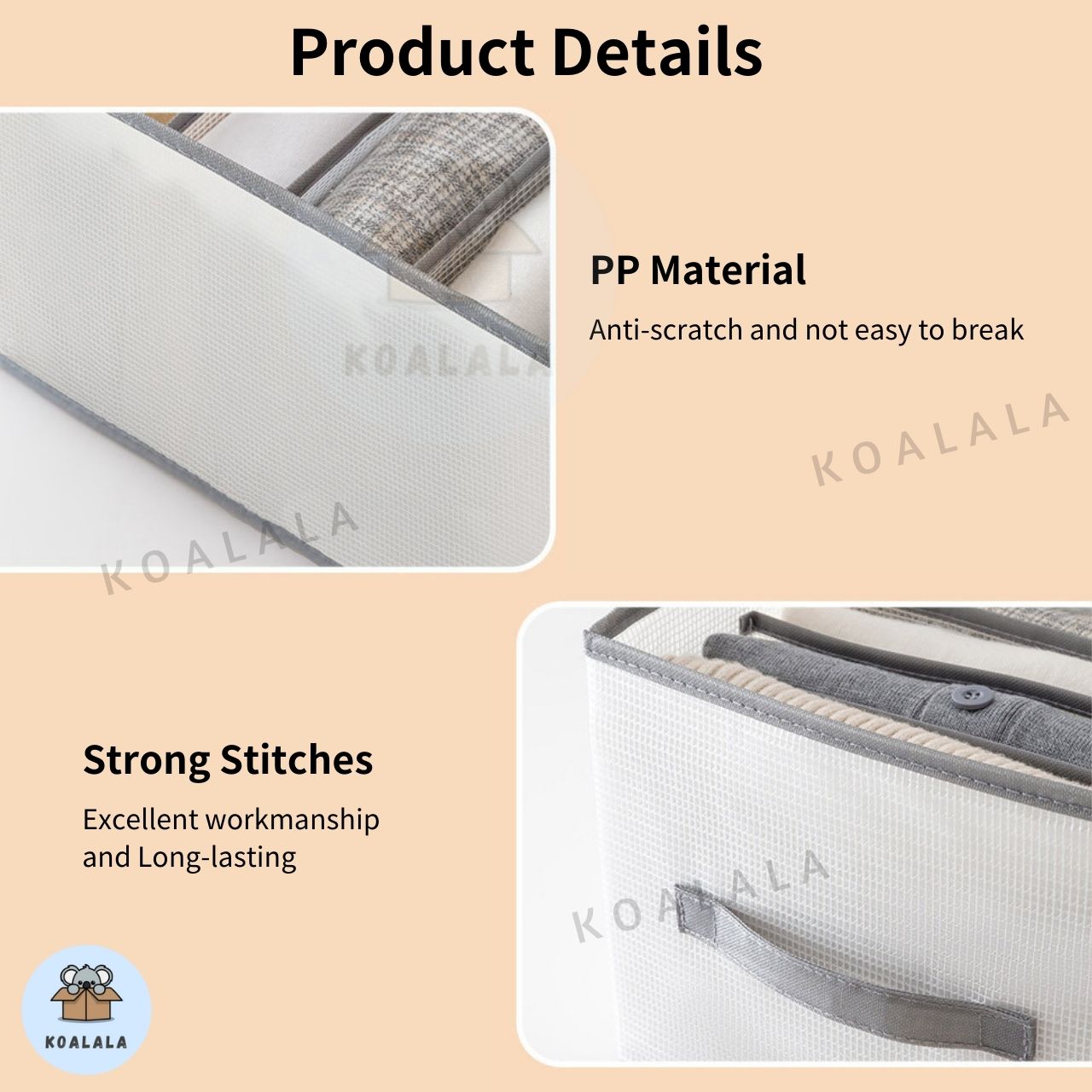 Hard Box Clothes Organiser Wardrobe Organizer Tudung Organizer ...