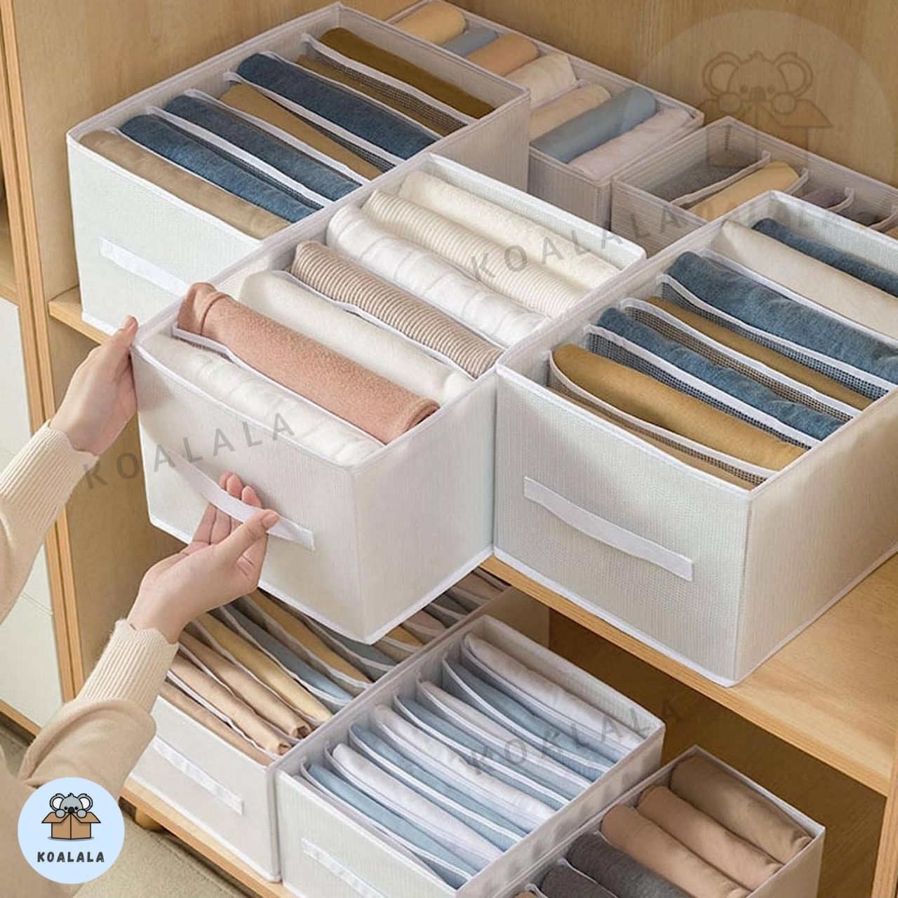 Hard Box Clothes Organiser Wardrobe Organizer Tudung Organizer ...