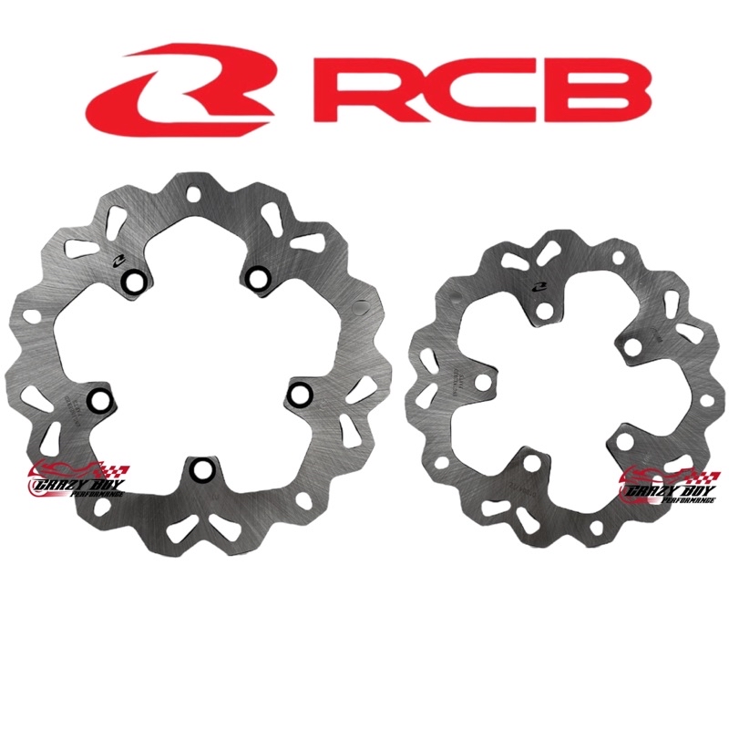 RCB RACING BOY DISC PLATE Y15ZR Y15 Y16ZR Y16 FRONT 245MM REAR 203MM ...