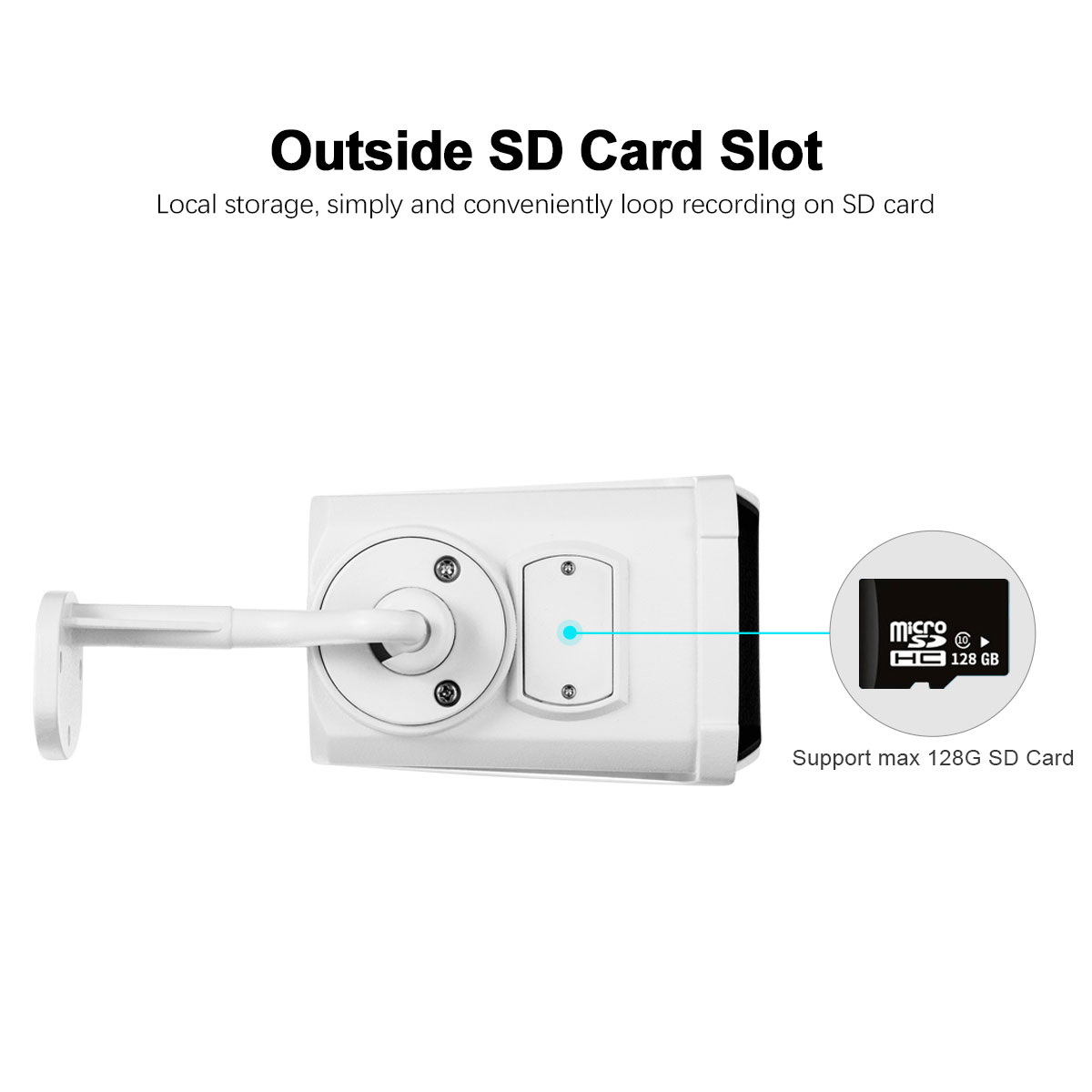 SriHome SH024 Outdoor WiFi CCTV Camera: (3MP) 1296P Super HD, Two-Way ...