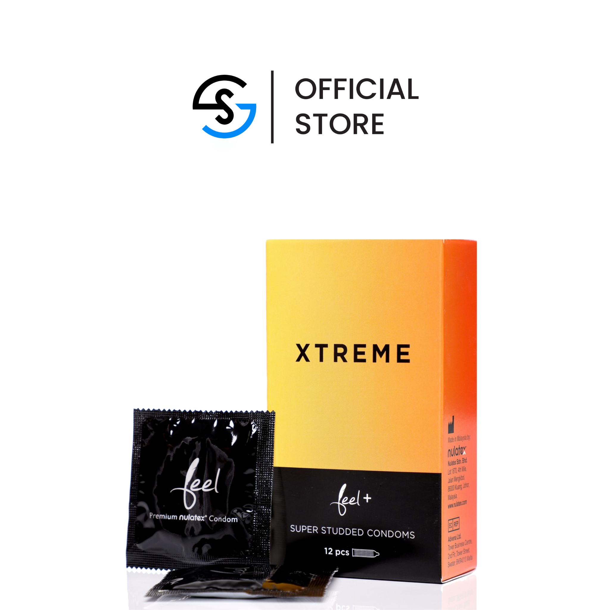 Nulatex Feel+ Xtreme Super Studded Condoms (12 pcs) | Shopee Malaysia