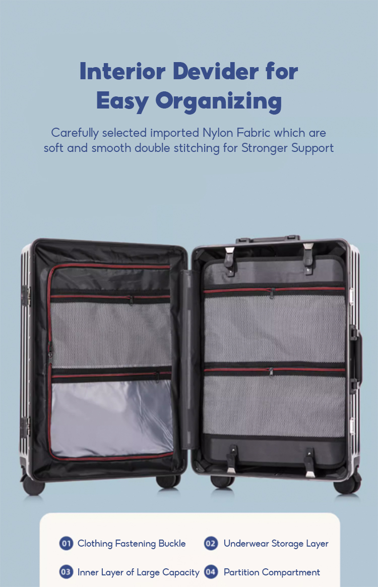 Case Valker Morpho Aluminum Frame Suitcase Luggage (20") Beg Bagasi ...