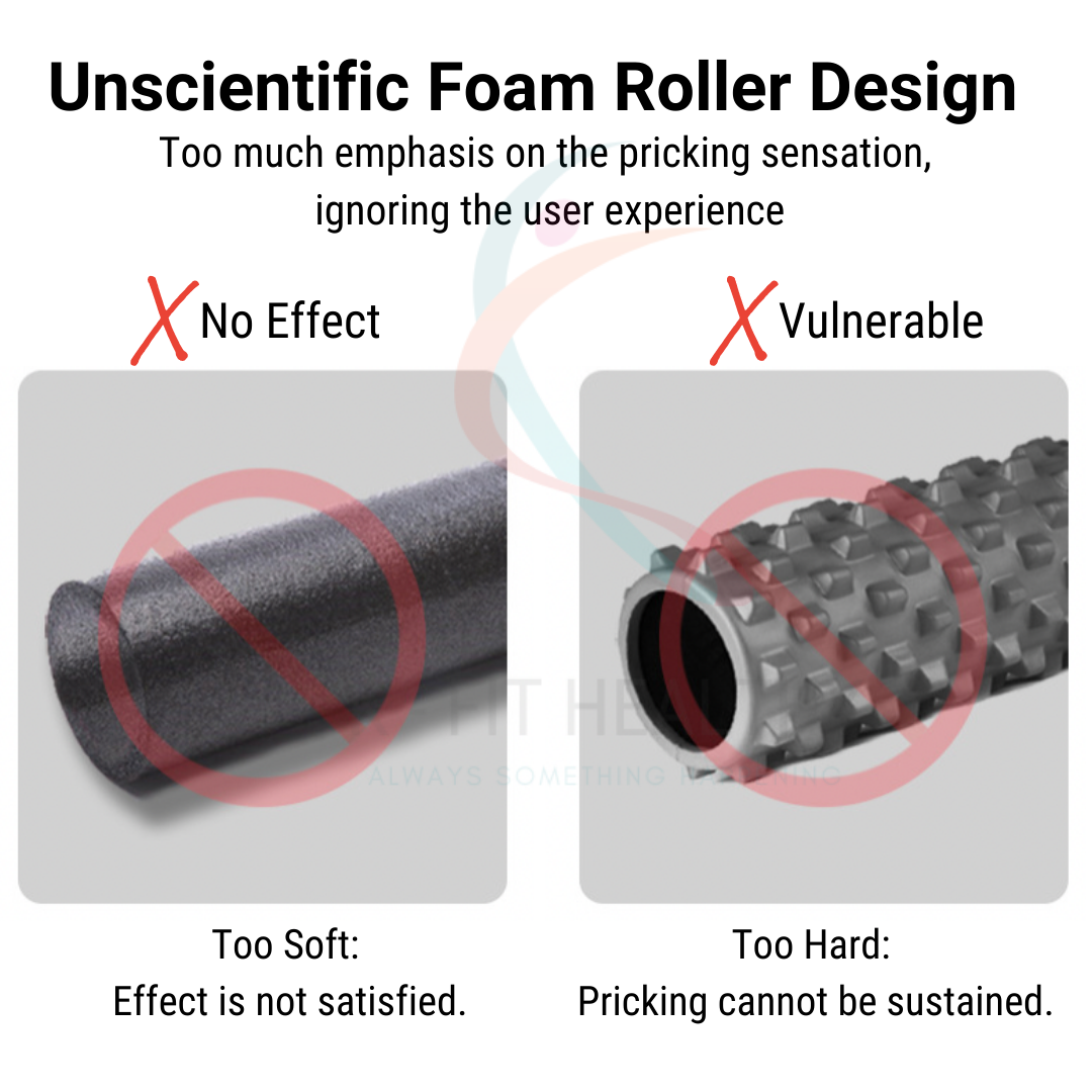 【READY STOCK】Yoga Roller/ Long (45cm) & Short (33cm) Yoga Pilates/ Eva ...