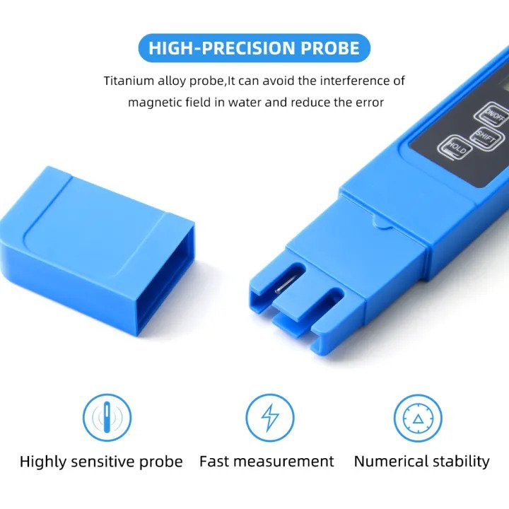 (NEW) EC METER TDS PPM Tester for hydroponic fertigasi hidroponik baja ...