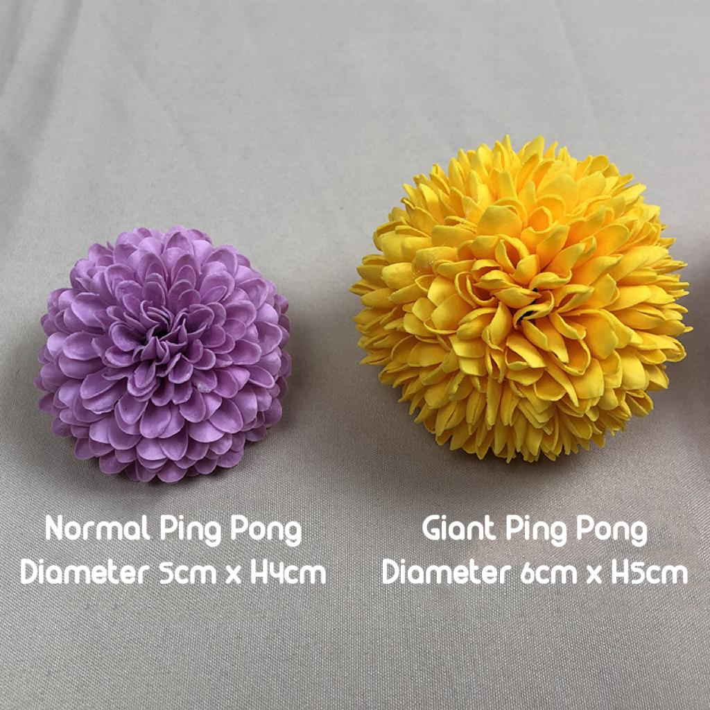 READY STOCK EzWrap.my 18PC Soap Ping Pong Chrysanthemum Flower with ...