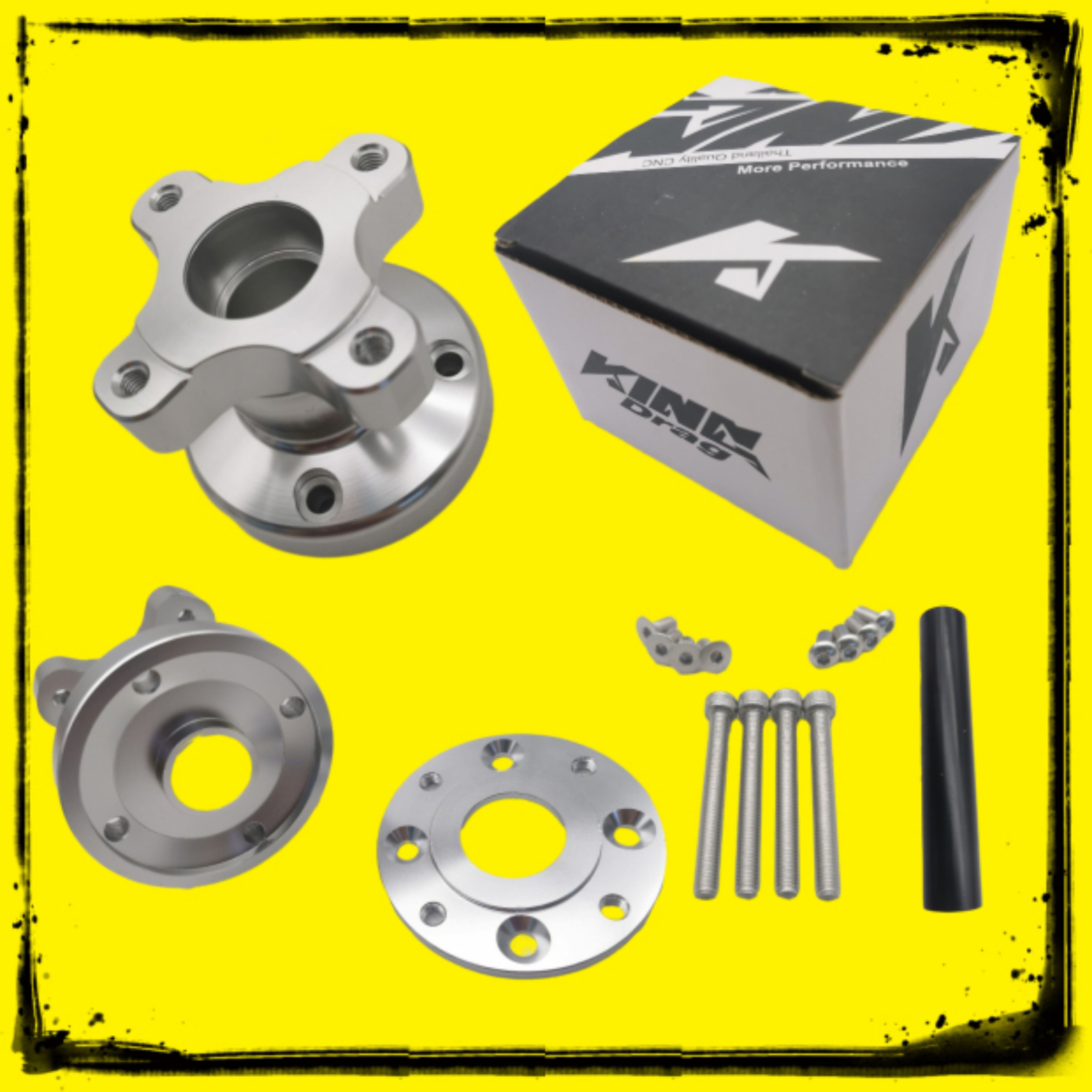 SPROCKET HUB ADAPTER ALLOY CNC KING DRAG YAMAHA LC 135 / Y15 V1 V2 / Y16 Y16ZR Y15ZR RIM FRONT ...