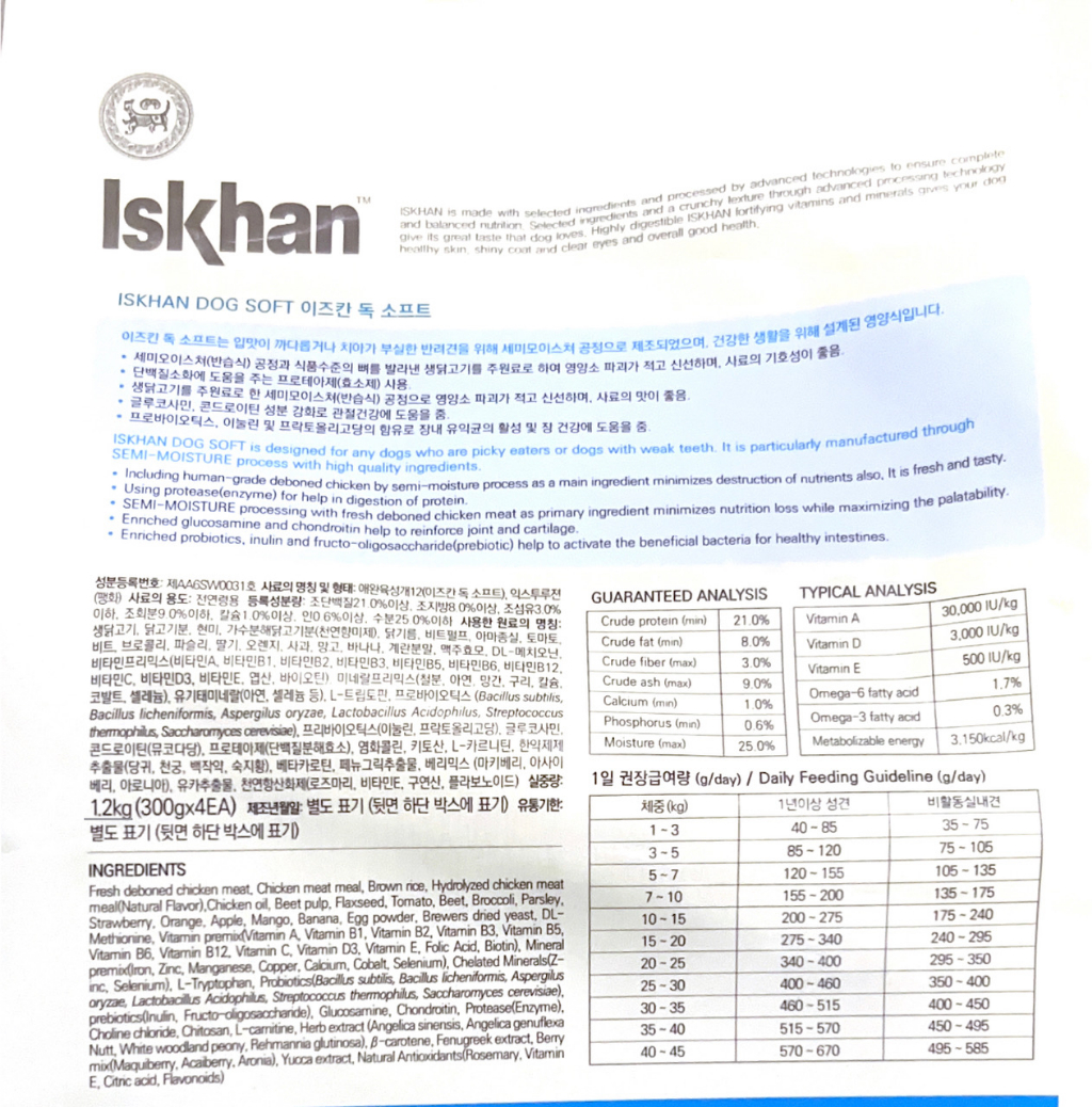 Iskhan Dog Food 300gm ( Soft / Grain Free / Allergy Free ) Loose Pack | Shopee Malaysia