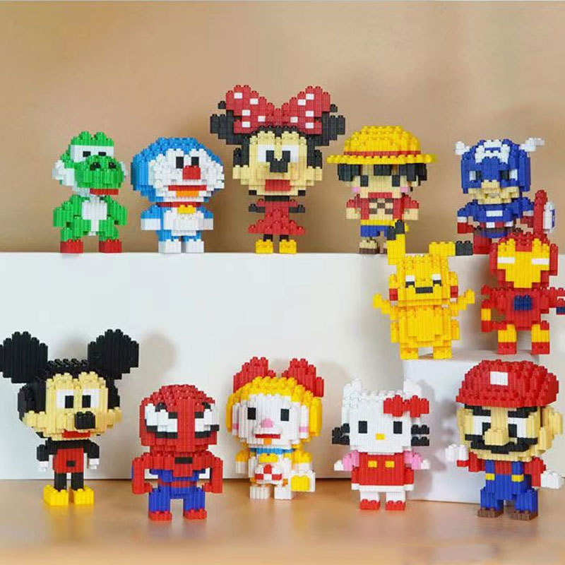 𝗗𝗜𝗬 》3D Micro Nano Block Diamond Small Particles Puzzle Building Blocks ...
