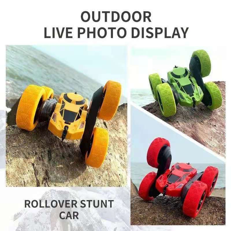 2.4G Double Side Stunt Car Remote Control 4WD Climbing Car 360° Spin ...