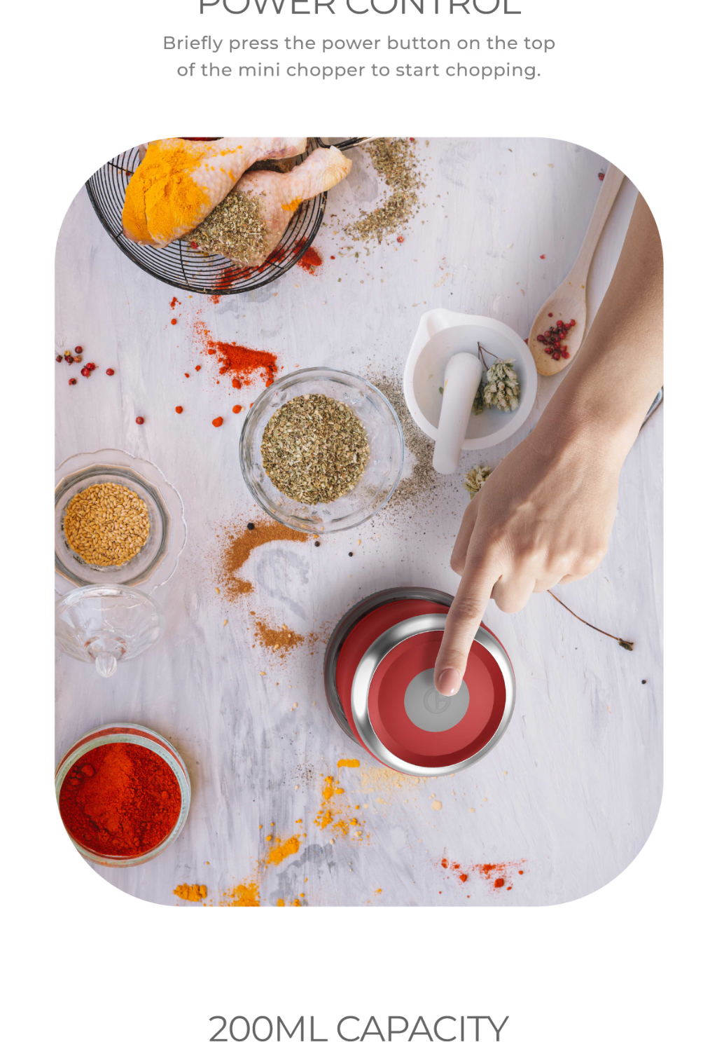 PerySmith Mini Food Chopper EasyCooking Series PS250 | Shopee Malaysia